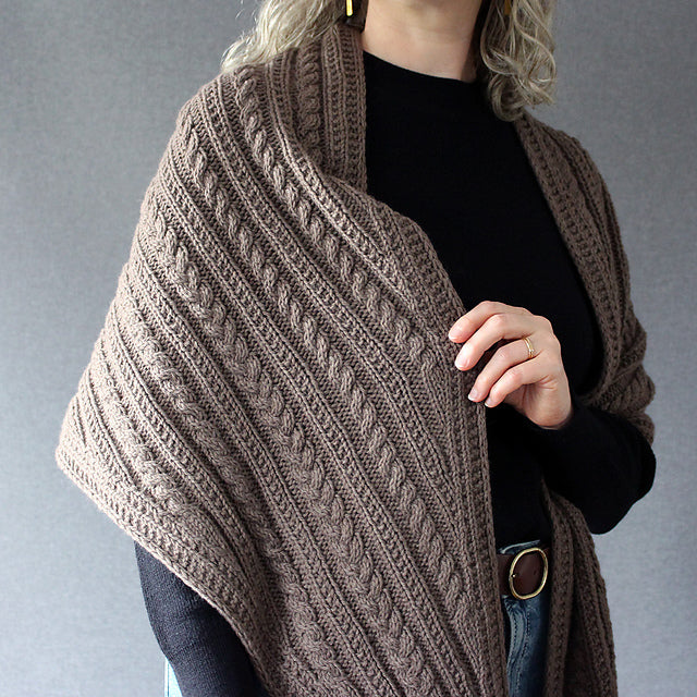 Cozy Wrap – Knitcy