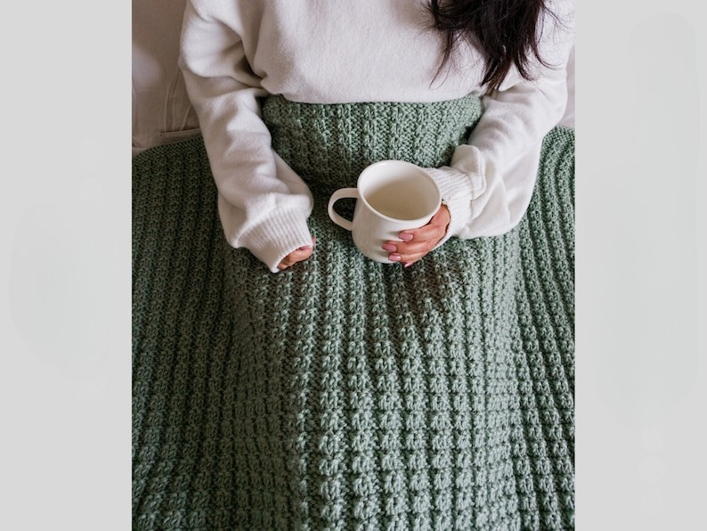 Textured Throw Blanket – Knitcy