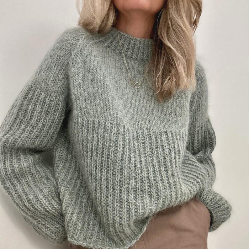 Casual Sweater Knitting Pattern – Knitcy