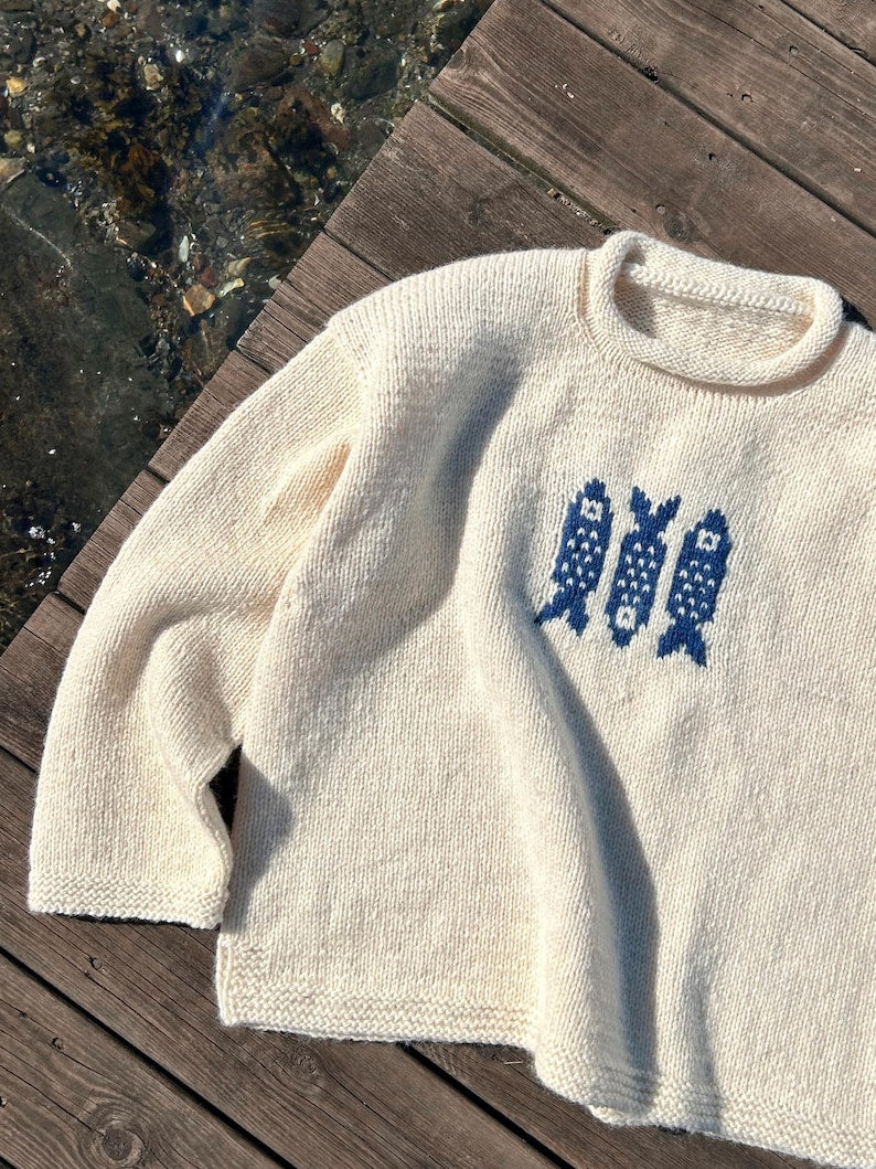 Nautical Sweater Knitting Pattern – Knitcy